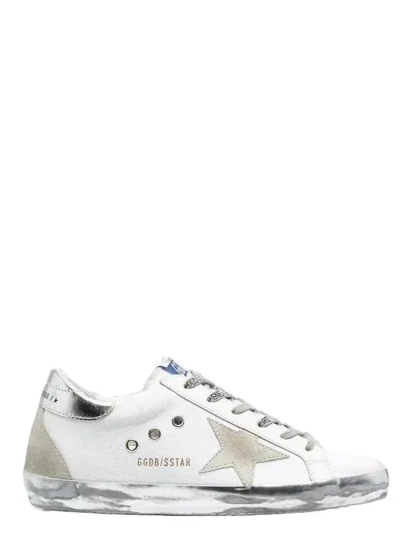 GOLDEN GOOSE Super-star Low-top Sneakers - Gray
