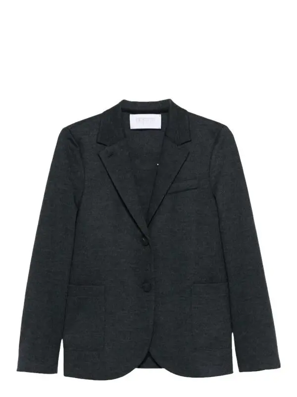 Harris Wharf London Single-breasted Blazer - Grey