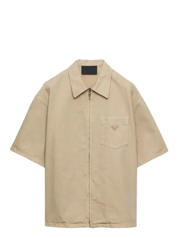 Prada Old Denim Shirt - Sand
