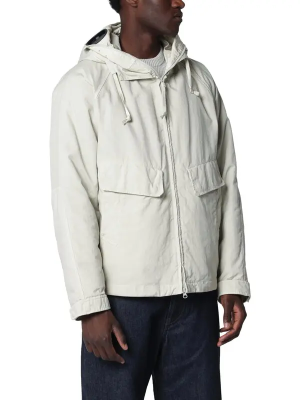 C.P. COMPANY Hooded Jacket With Goggle Lenses - Metal