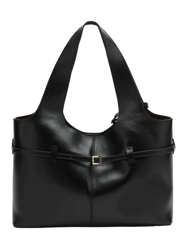 Manu Atelier Cambon Cabas Bag - Black