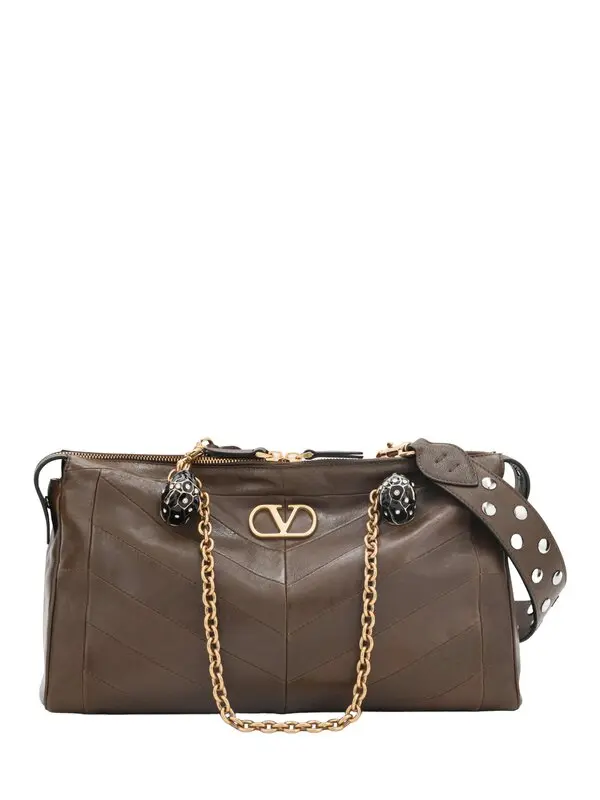 Valentino Garavani Panthea Shoulder Bag - Green