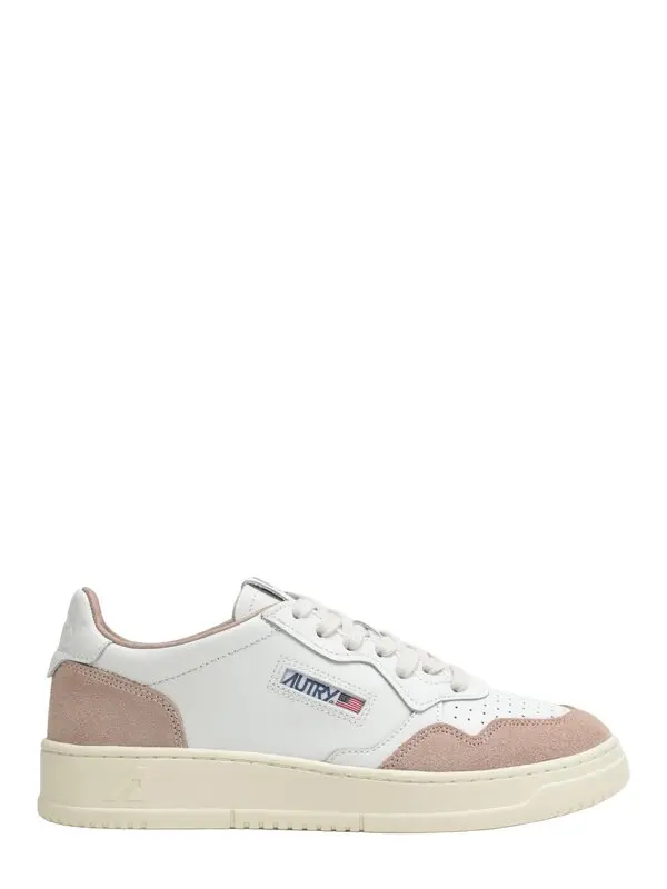 AUTRY Medalist Low Sneakers In Leather And Suede - White