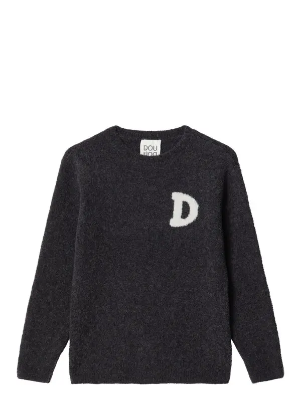 DOUUOD Ebony Bouclé Knit Sweater - Brown