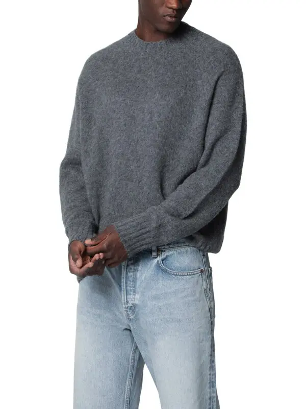 TOM FORD Cashmere Crew-neck Sweater - Grey