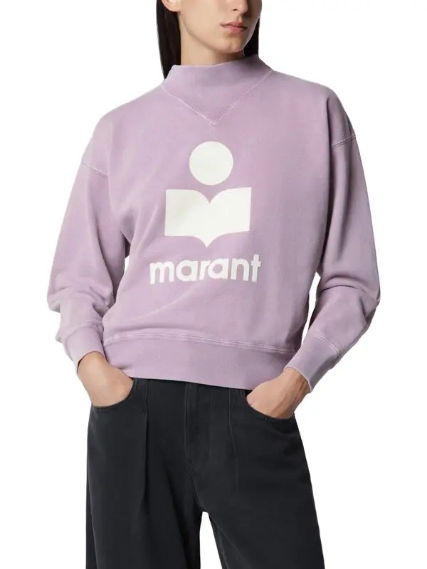 Isabel Marant Étoile Cotton Sweatshirt With Logo - Pink
