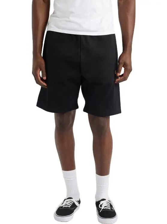 Carhartt Work In Progress Chase Sweat Shorts - Black/gold