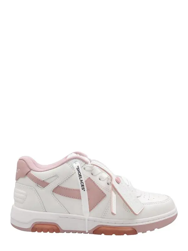 Off-White Leather Sneakers - White
