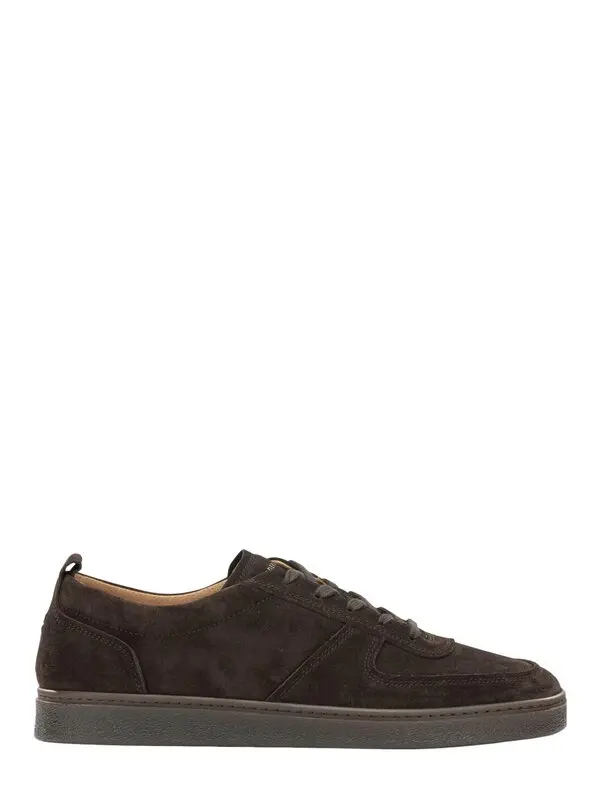 HENDERSON BARACCO Round-toe Lace-up Sneakers - Brown