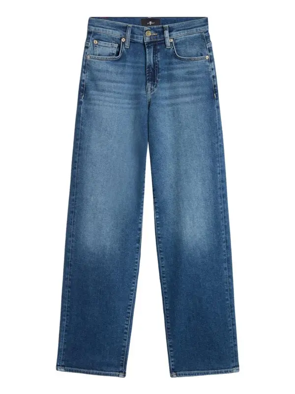 7 For All Mankind Stovepipe Straight Jeans - No