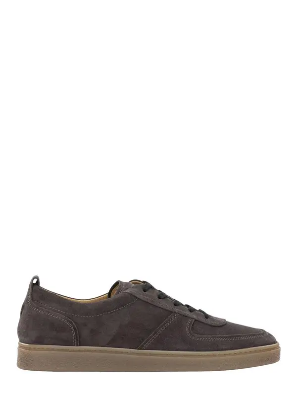 HENDERSON BARACCO Round-toe Lace-up Sneakers - Brown