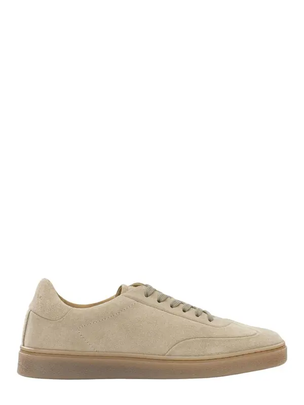 HENDERSON BARACCO Round Toe Lace-up Sneakers - Light Brown