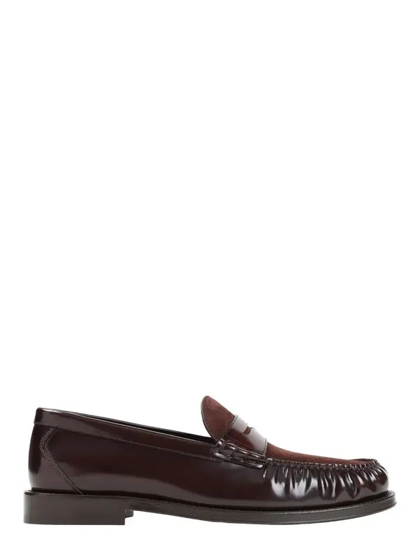 Brunello Cucinelli Penny Loafers - Red
