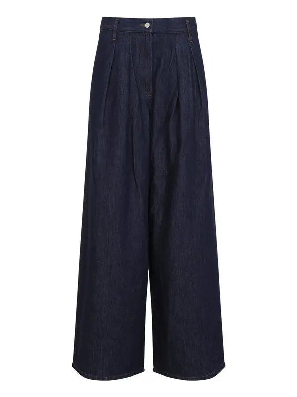 Dries Van Noten Wide-leg Denim Trousers - Blue