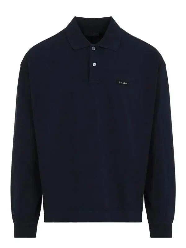 Prada Polo Sweatshirt - Blue