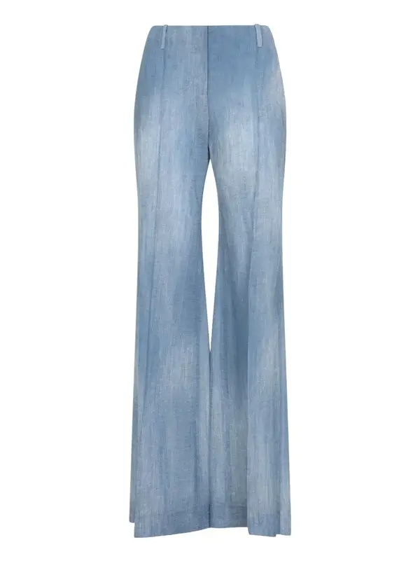 ERMANO SCERVINO Ermanno Scervino Wide-leg Polyester Pants - Blue