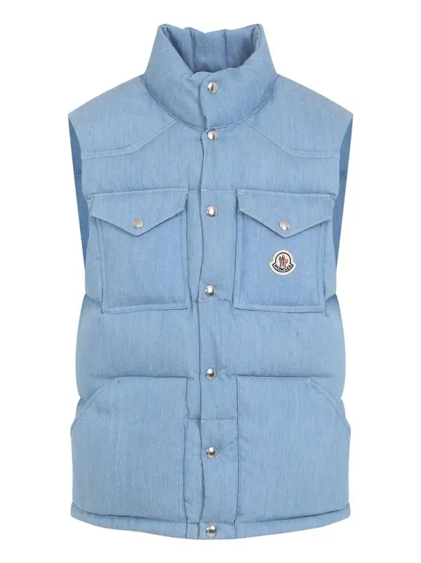 Moncler Ervional Puffer Vest - Blue