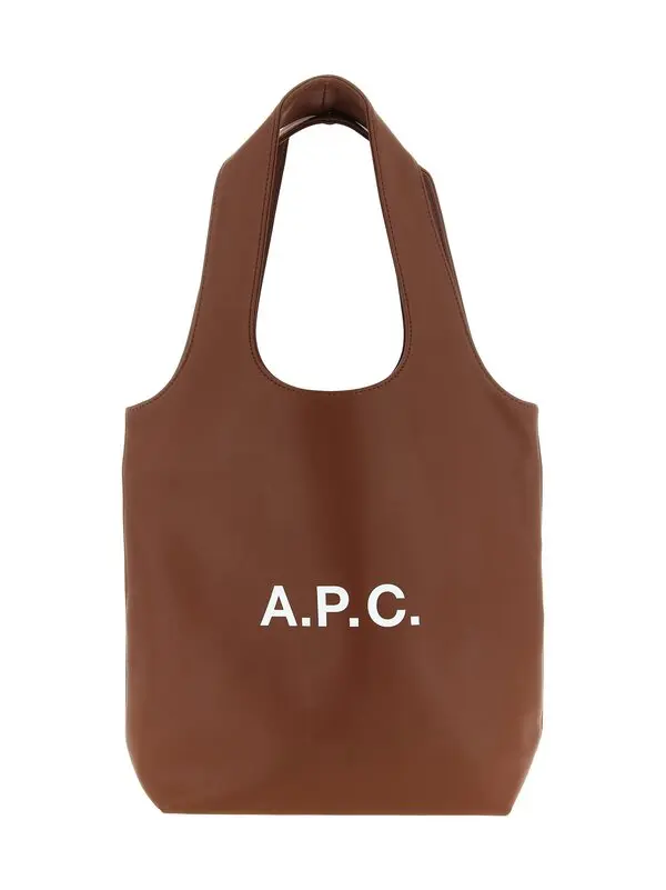 A.p.c. Ninon Small Tote Bag - Brown