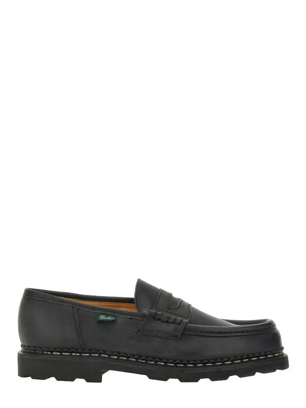 Paraboot Leather Loafers - Black