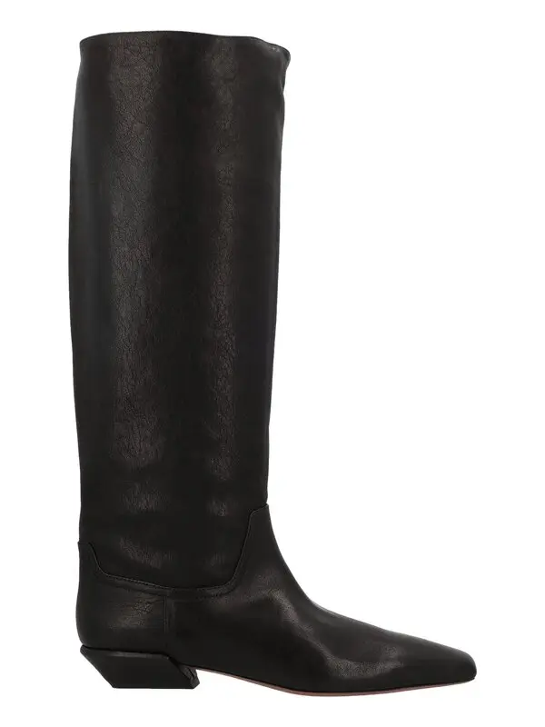 Paris Texas Bettina 25 Leather Boots - Black