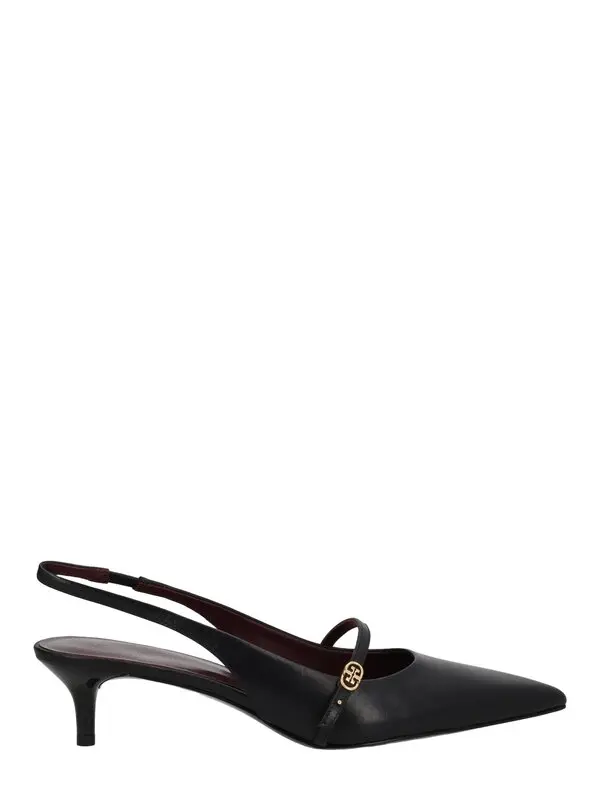 Tory Burch Mary Jane Slingback Pumps - Black