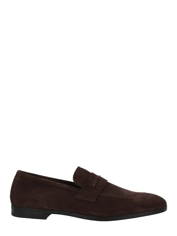 TOM FORD Sean Penny" Suede Loafers - Brown