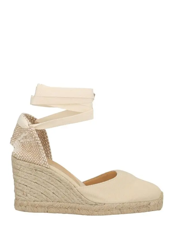CastaÑer Carina Espadrille Wedge Sandals - Beige