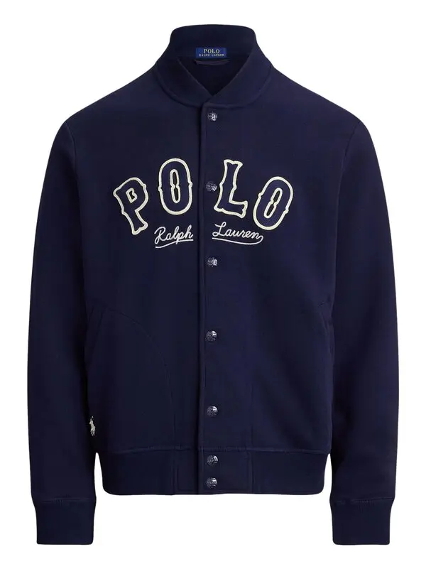 Ralph Lauren Classic Button-up Sweater - Navy