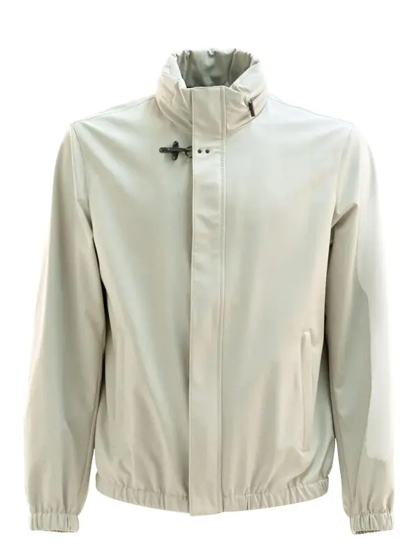 FAY Lightweight Stand-collar Jacket - Ivory