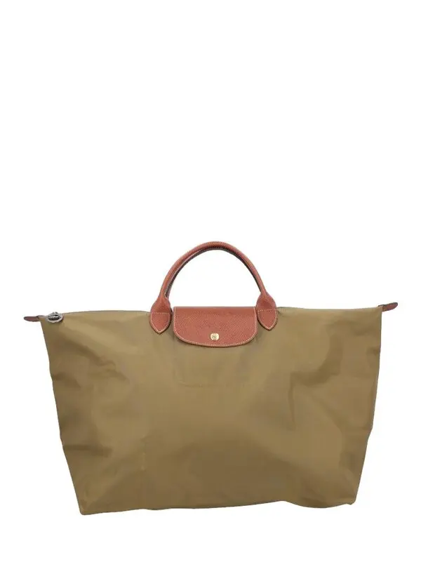 Longchamp Sleek Leather Shoulder Bag - Green