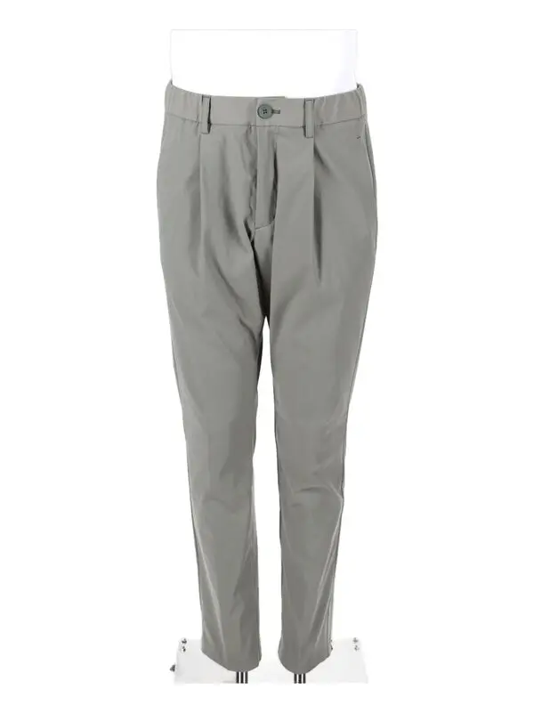 Herno Soft Technical Fabric Tailored Trousers - Grey