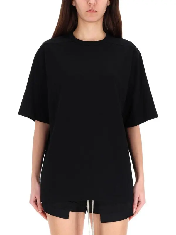Rick Owens Oversized Cotton T-shirt - Black