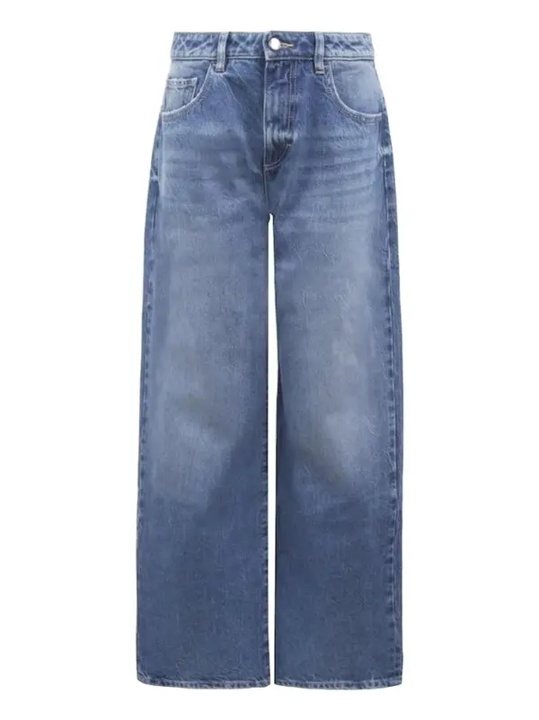 ICON DENIM LOS ANGELES Classic High-waisted Jeans - Denim Blue
