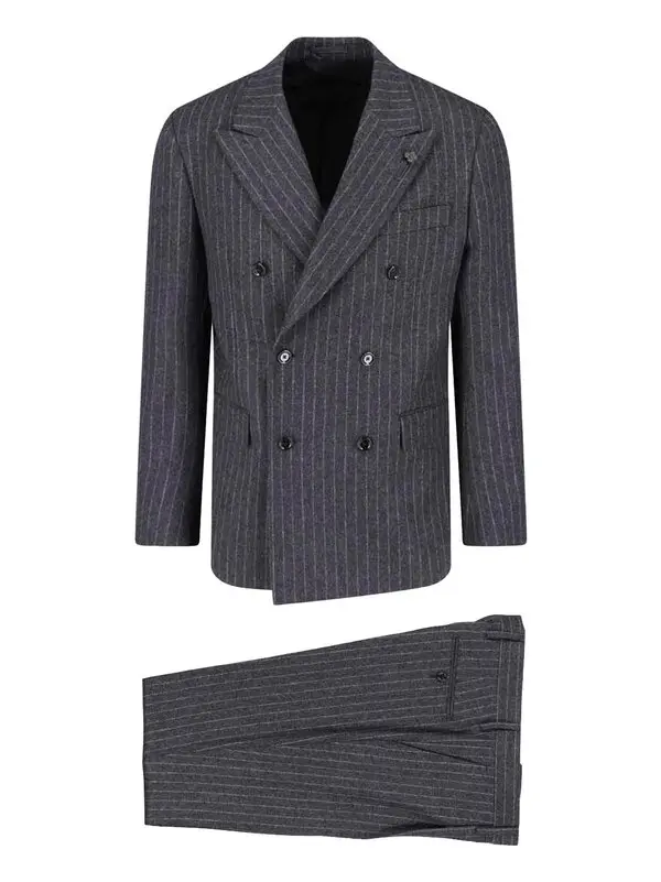 LARDINI 100% Wool Dress - Grey