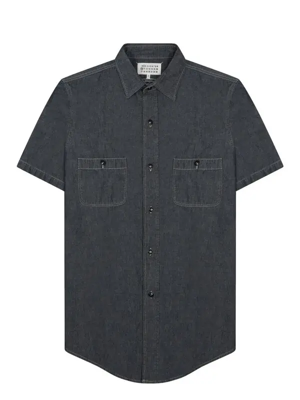 MAISON MARGIELA Cotton Shirt - Blue