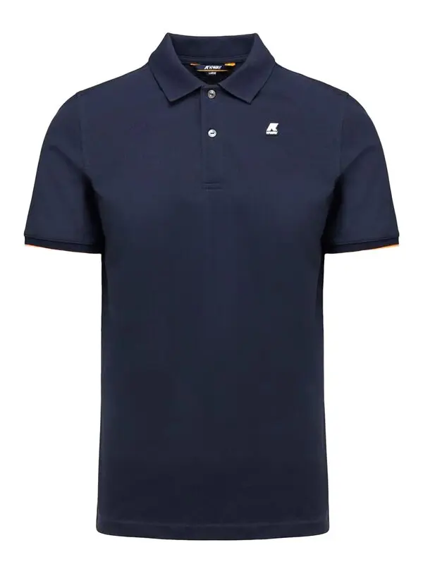 K-WAY Short-sleeve Polo Shirt - Navy
