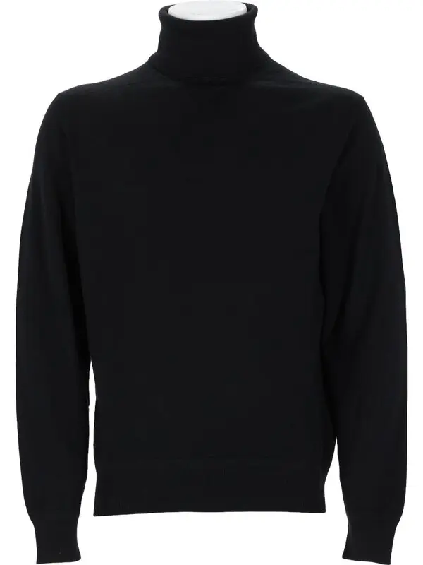 TOM FORD Wool Turtleneck Sweater - Black