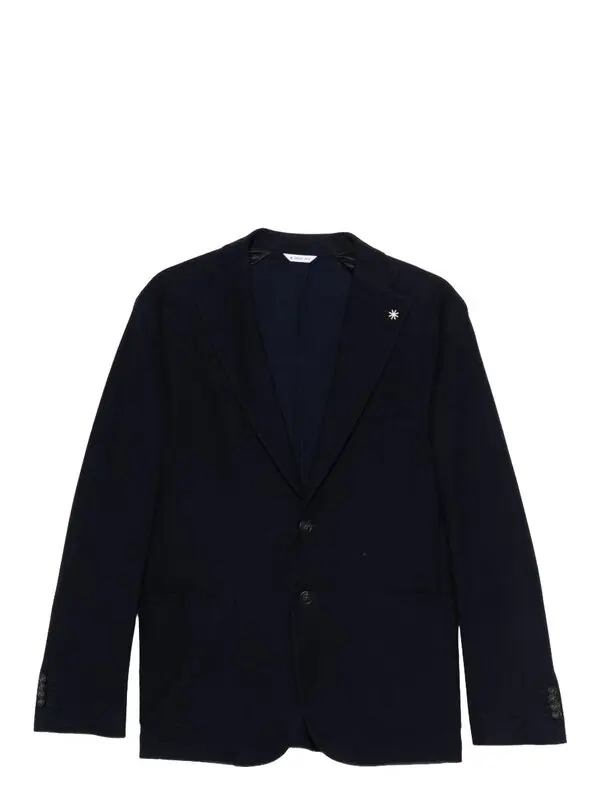 MANUEL RITZ Cotton Blazer - Navy