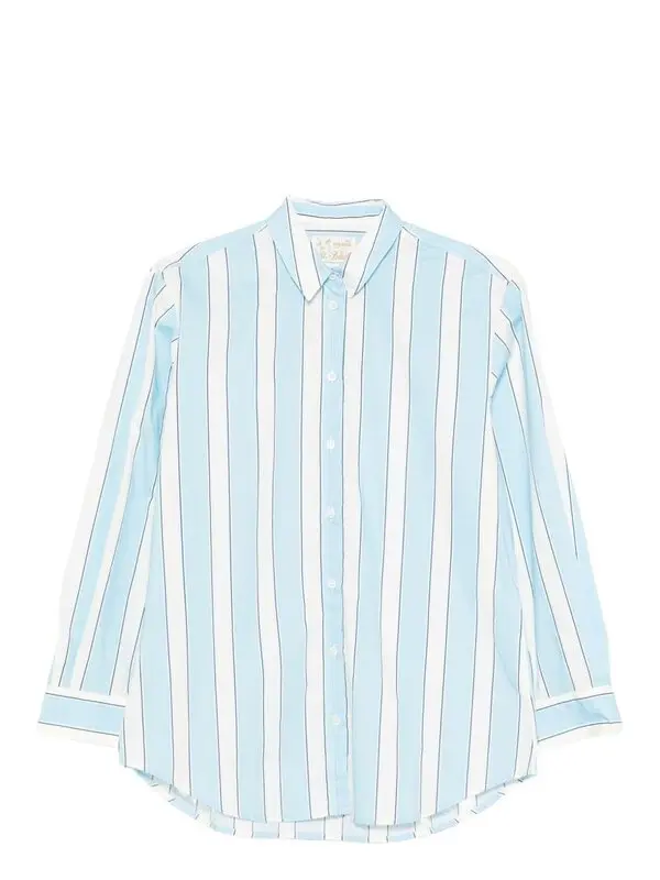 MC2 SAINT BARTH Striped Cotton Shirt - Multicolor