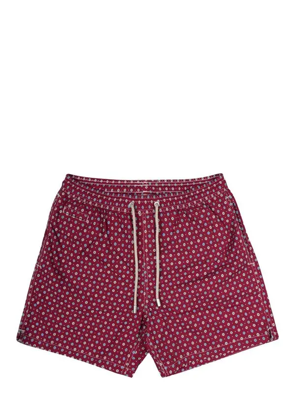 MC2 SAINT BARTH Printed Swimwear - Bordeaux
