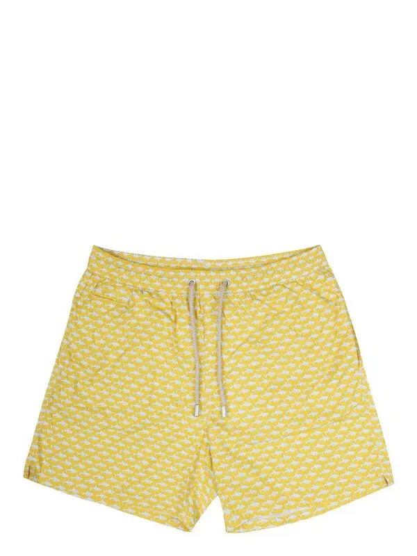 MC2 SAINT BARTH Printed Swimwear - Yellow