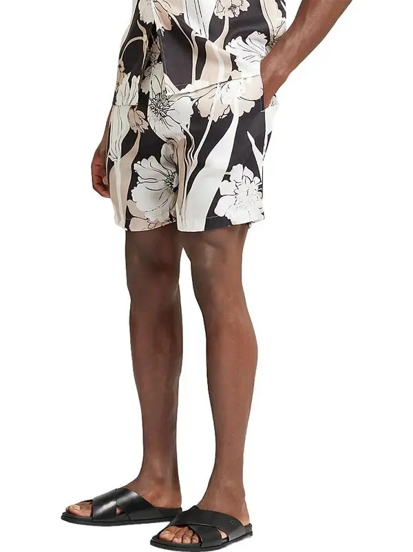 Ted Baker London Elthamm Bold Floral Shorts - Stone