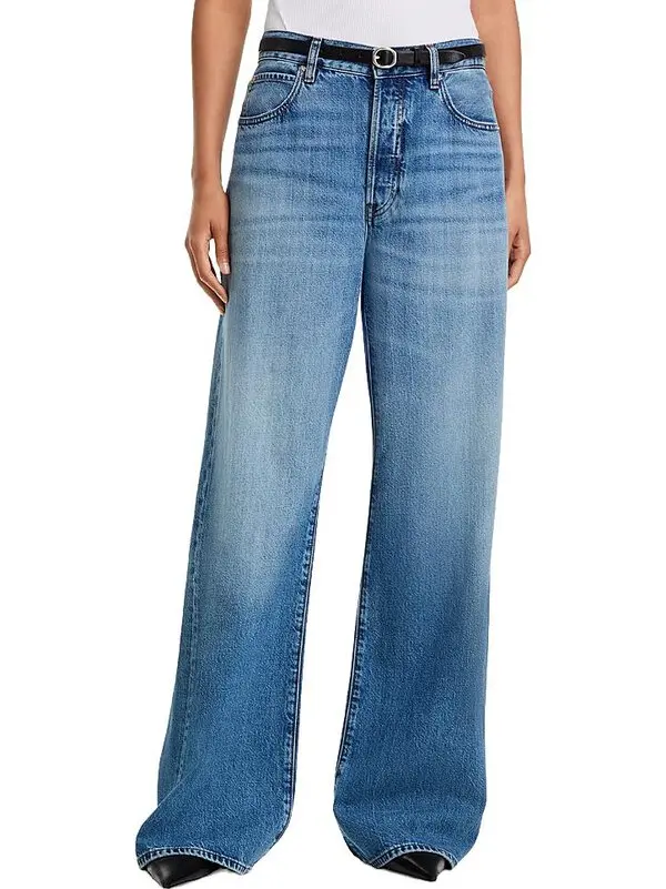 FRAME The Off Duty High Rise Loose Jeans - Flutter