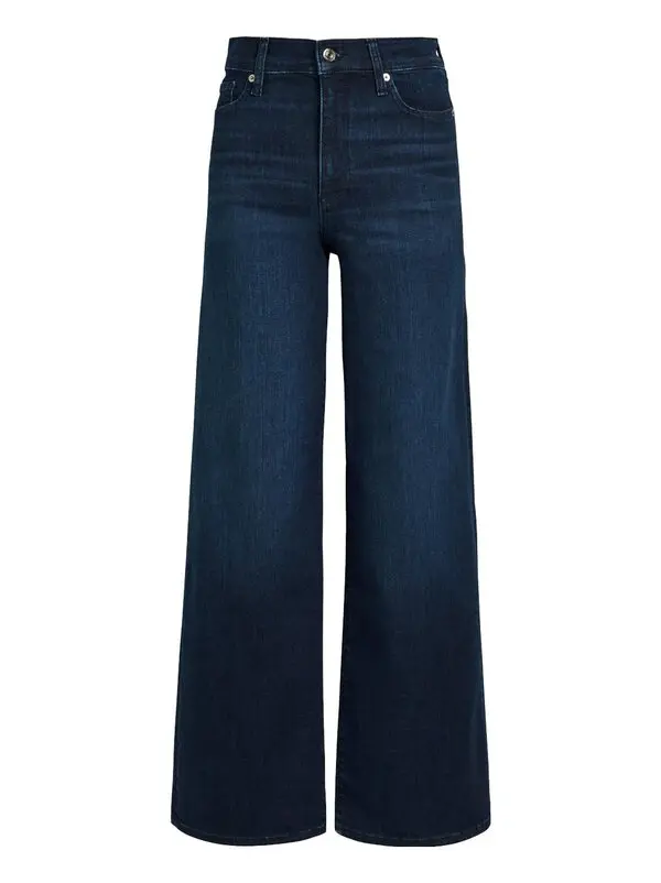 FRAME Le Slim Palazzo Wide-leg Jeans - Navy