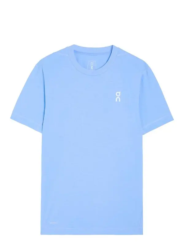 On Train-t Logo Woven T-shirt - Blue