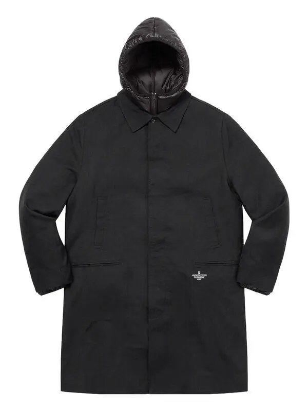Supreme X Undercover Trench Puffer Jacket - Black