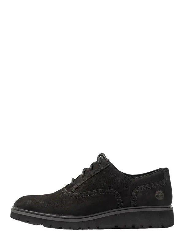 Timberland Ellis Lace-up Round Toe Flat Heel Shoes - Black