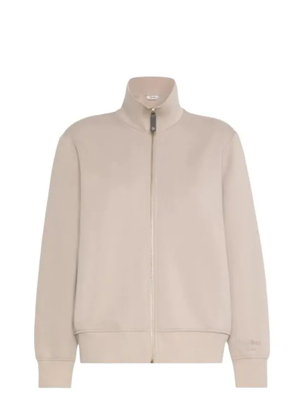 Max Mara Zip-up Jacket - Beige