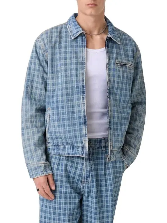 Guess Lasered Plaid Detroit Jacket - Glrp-open
