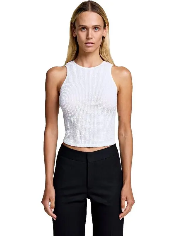 Smythe Muscle Rib Tank - Cloud Rib
